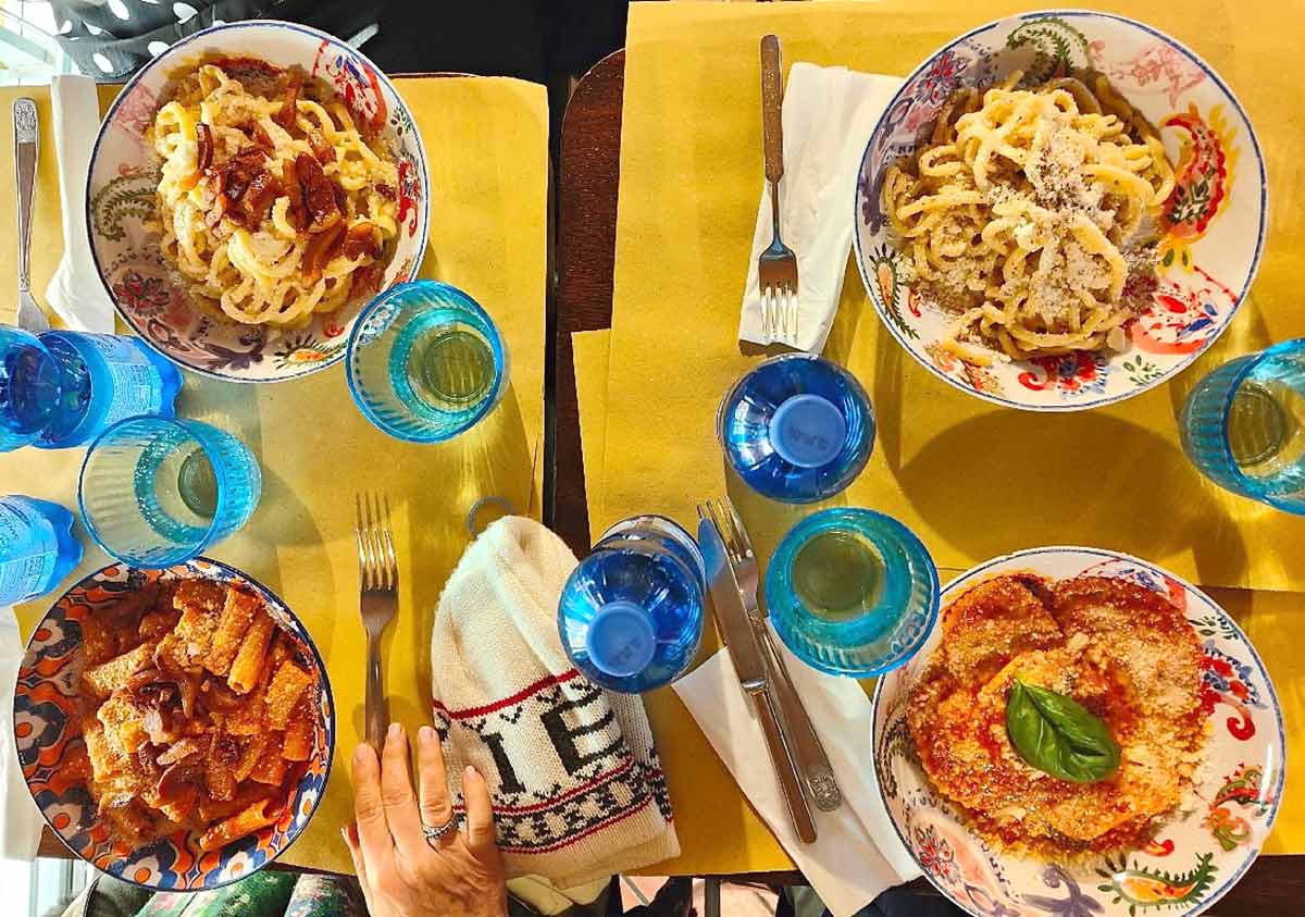 Où manger les meilleures pâtes à Rome ? Les 7 Trattorias.
